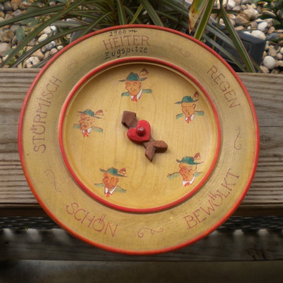 Zugspitze | Accents | Vintage Wooden Plate Dcor German My Husbands Mood ...